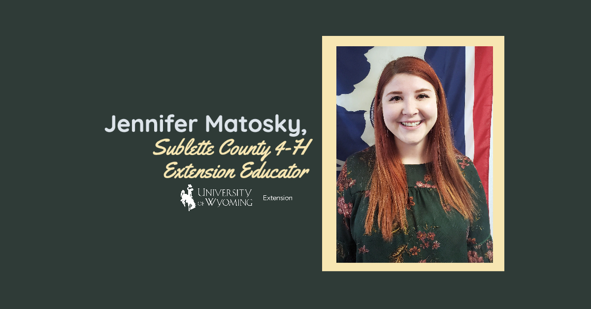 4-H Educator joins Sublette County Extension office – AgNews